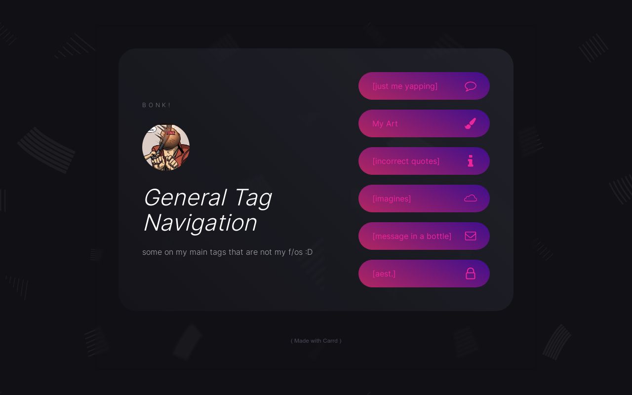 General Tag Navigation